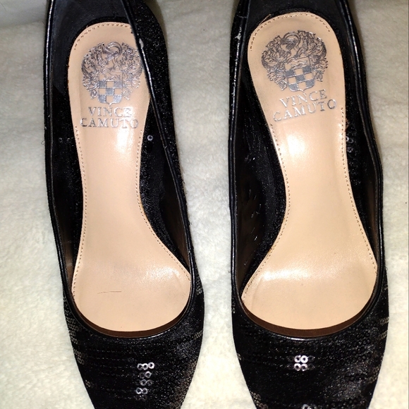 Vince Camuto | Shoes | Cone Heeled Shoes Black Vince Camuto 5 | Poshmark